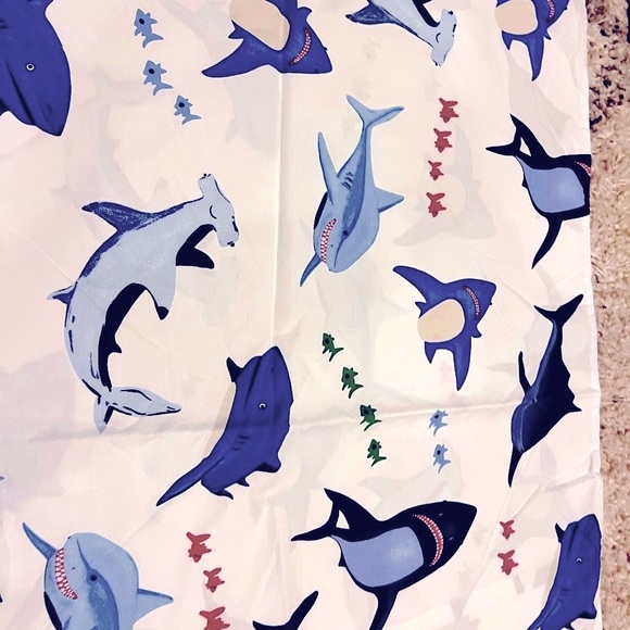 Pottery Barn Kids | Bedding | Pottery Barn Kids Organic Cotton Shark ...